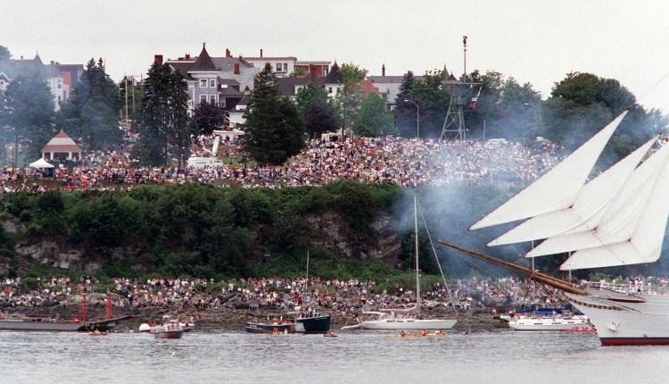 On OpSail 2000’s 25th anniversary, see sails fill Casco Bay