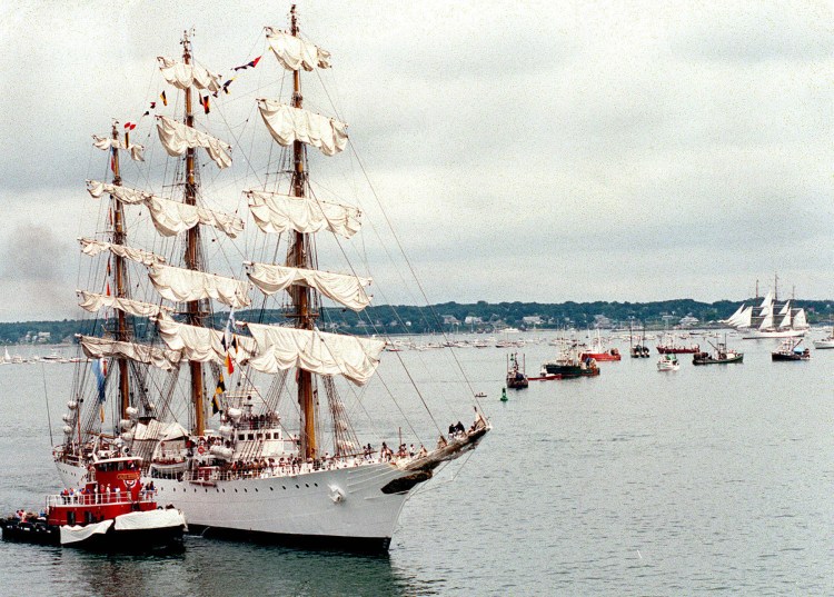 On OpSail 2000’s 25th anniversary, see sails fill Casco Bay