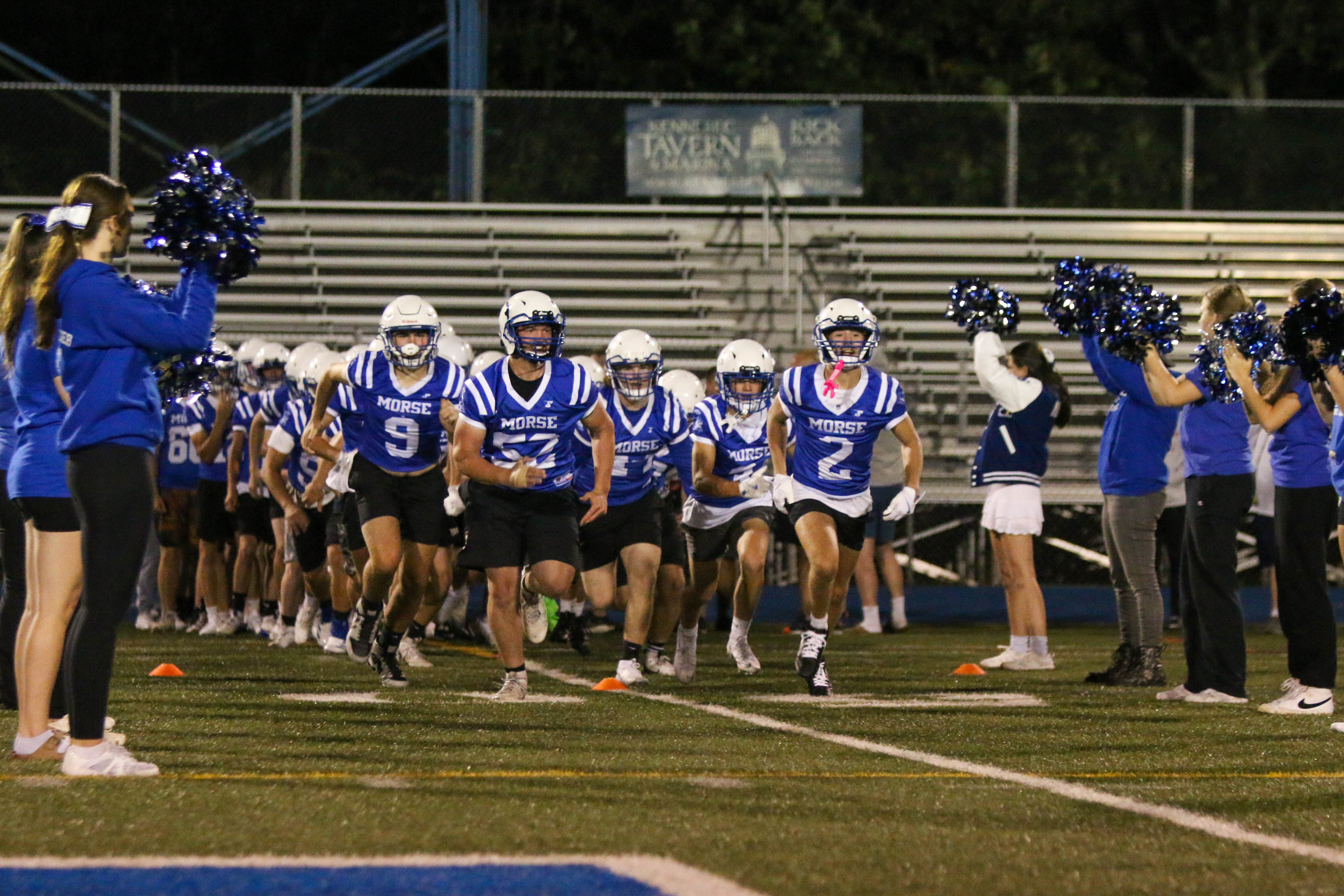 Morse kicks off return to 11-man football with Midnight Madness practice