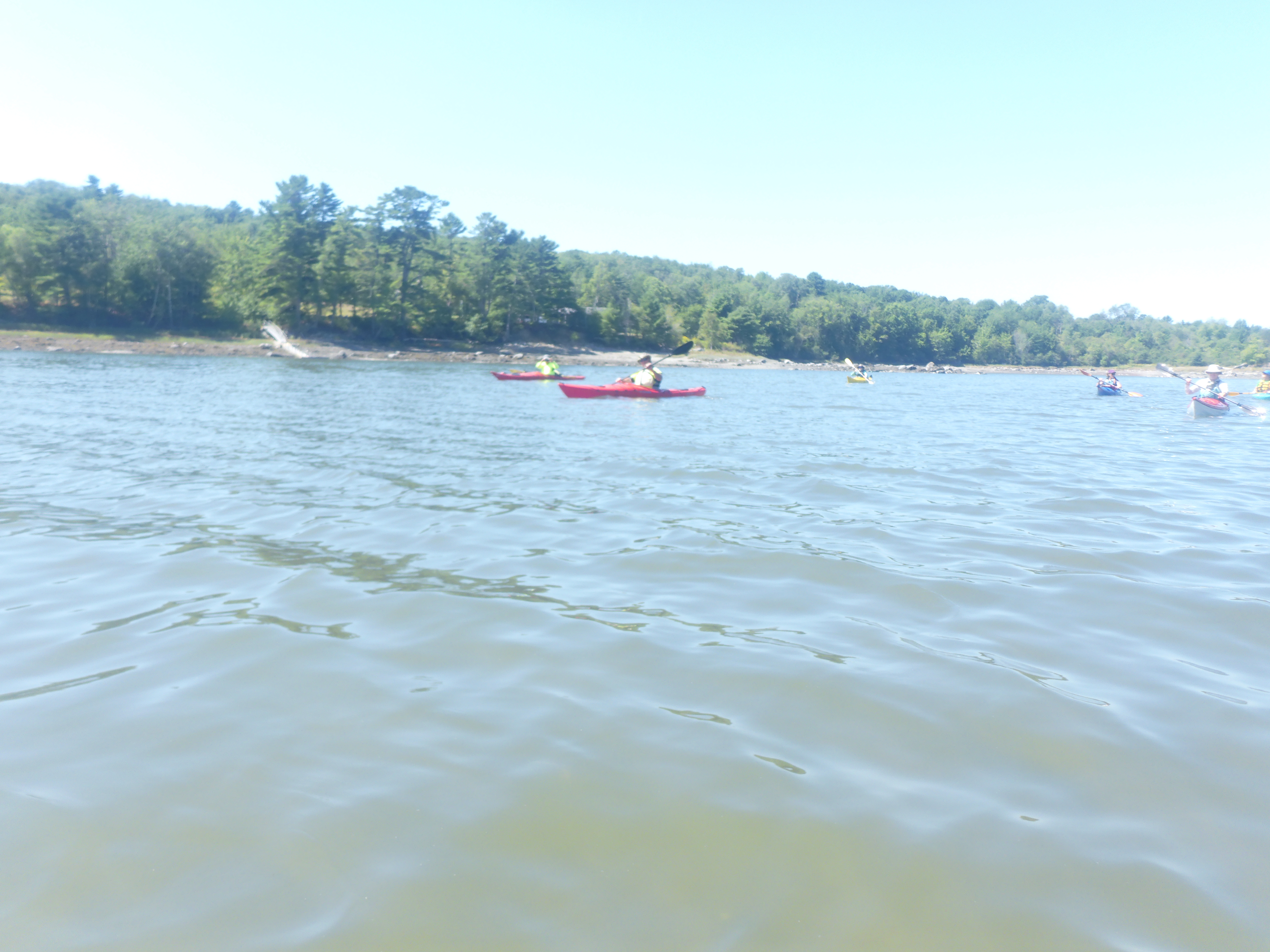 Paddlers experience tumultuous seas kayaking Union River Bay