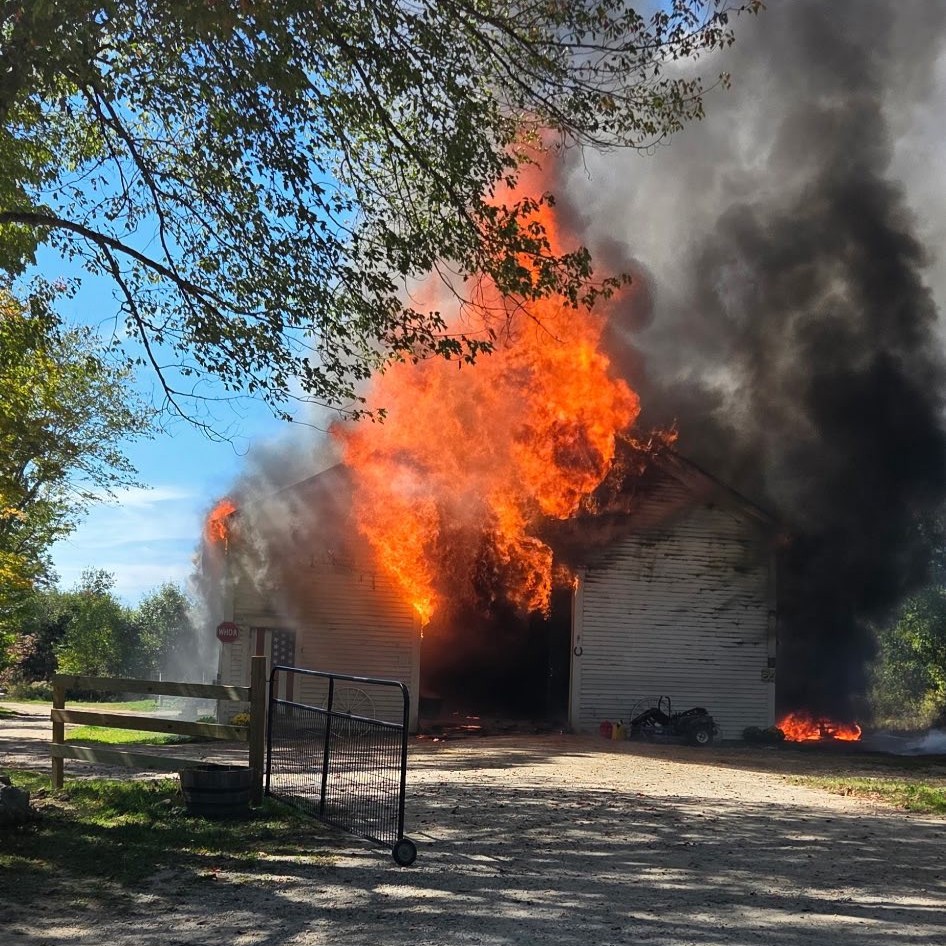 A Naples equestrian center lost a 225-year-old barn in a fire. Within ...