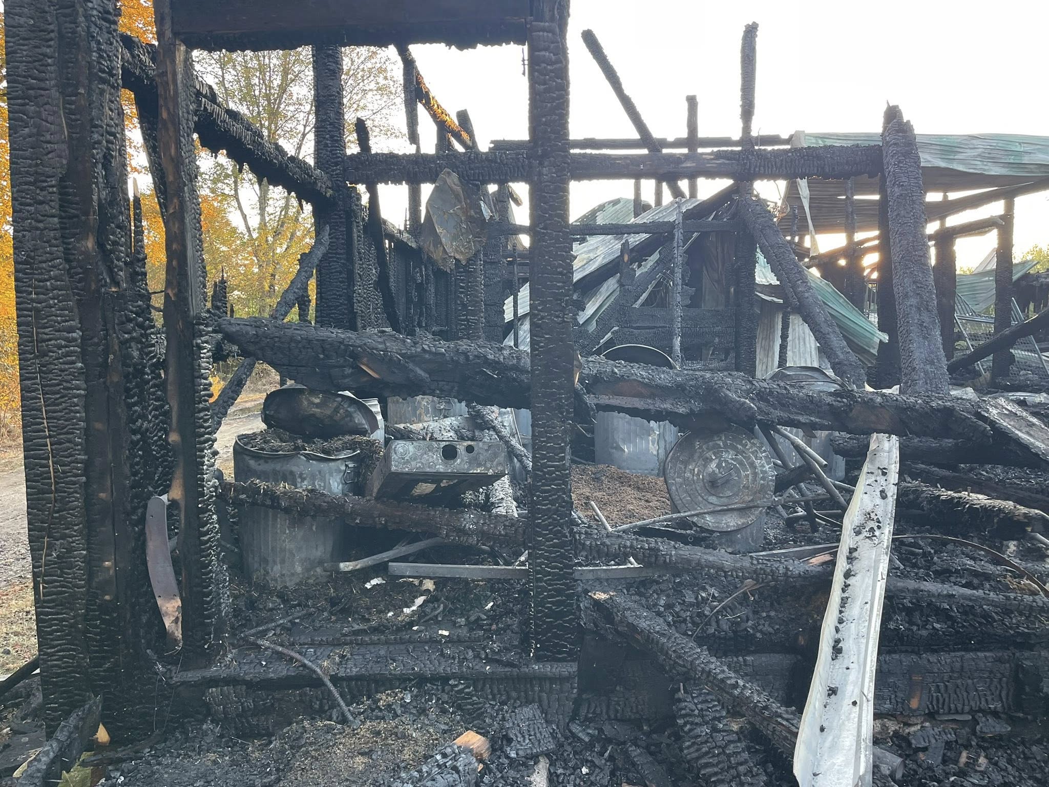 A Naples equestrian center lost a 225-year-old barn in a fire. Within ...