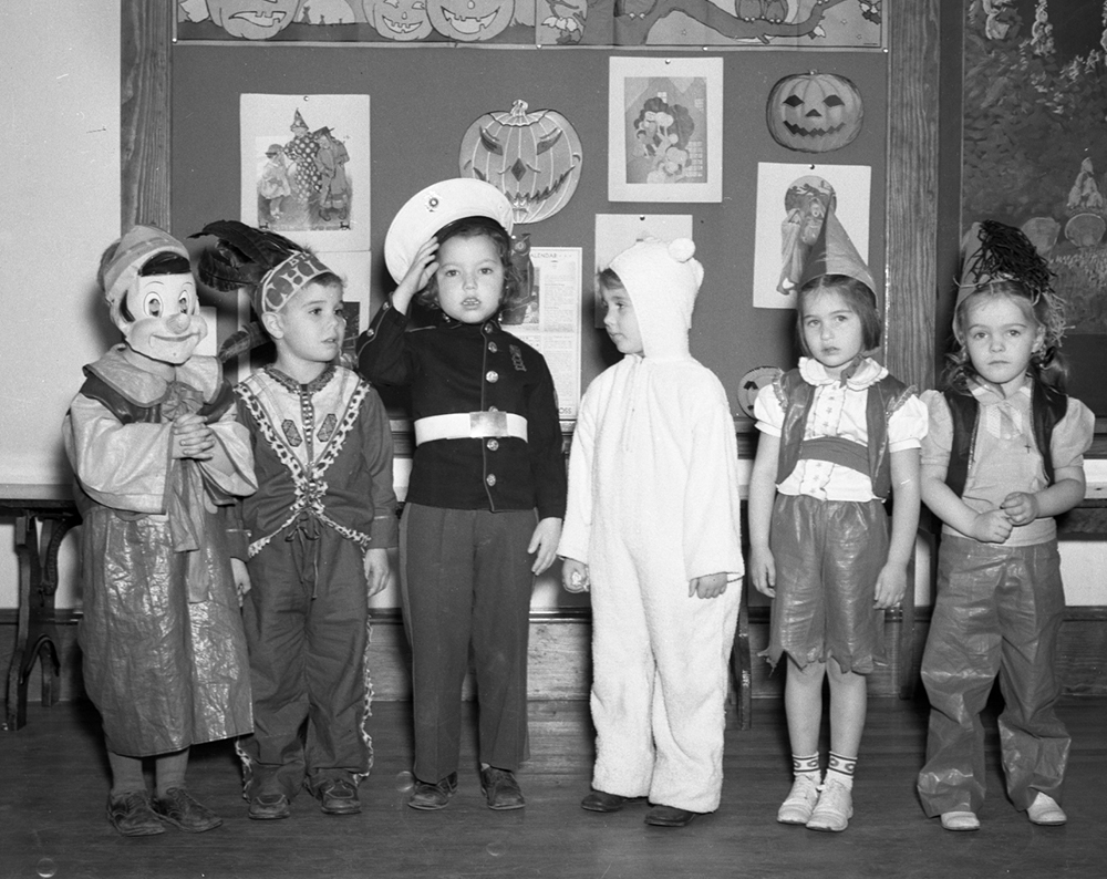 See historical photos of Portland on Halloween nights