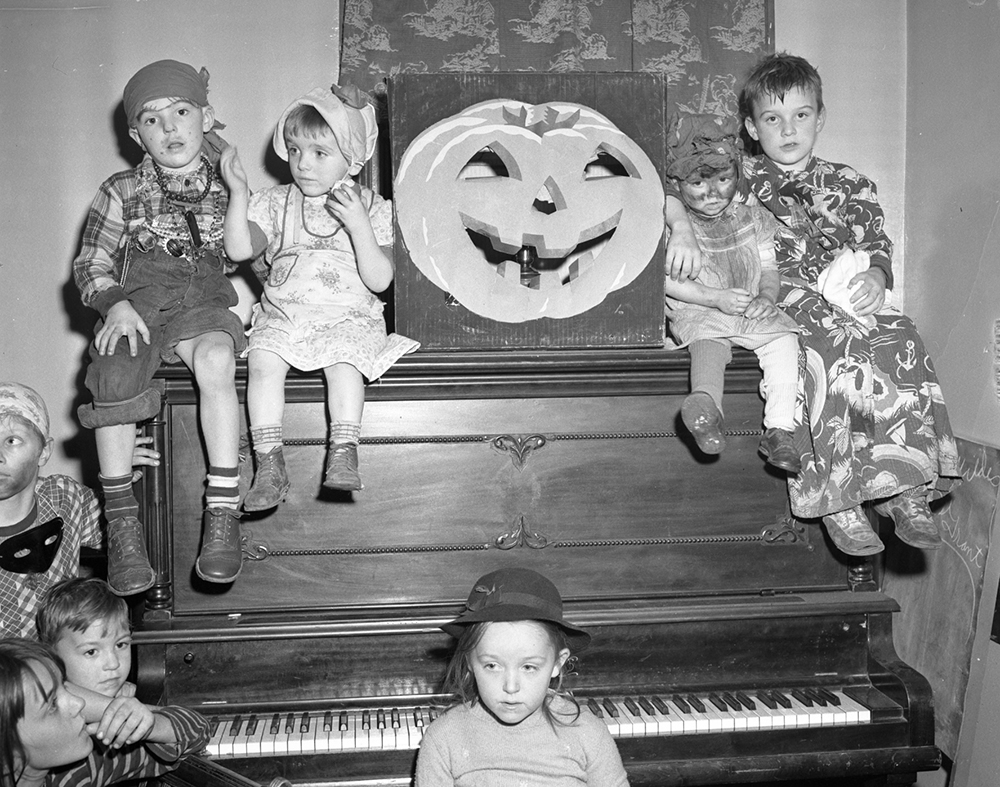 See historical photos of Portland on Halloween nights
