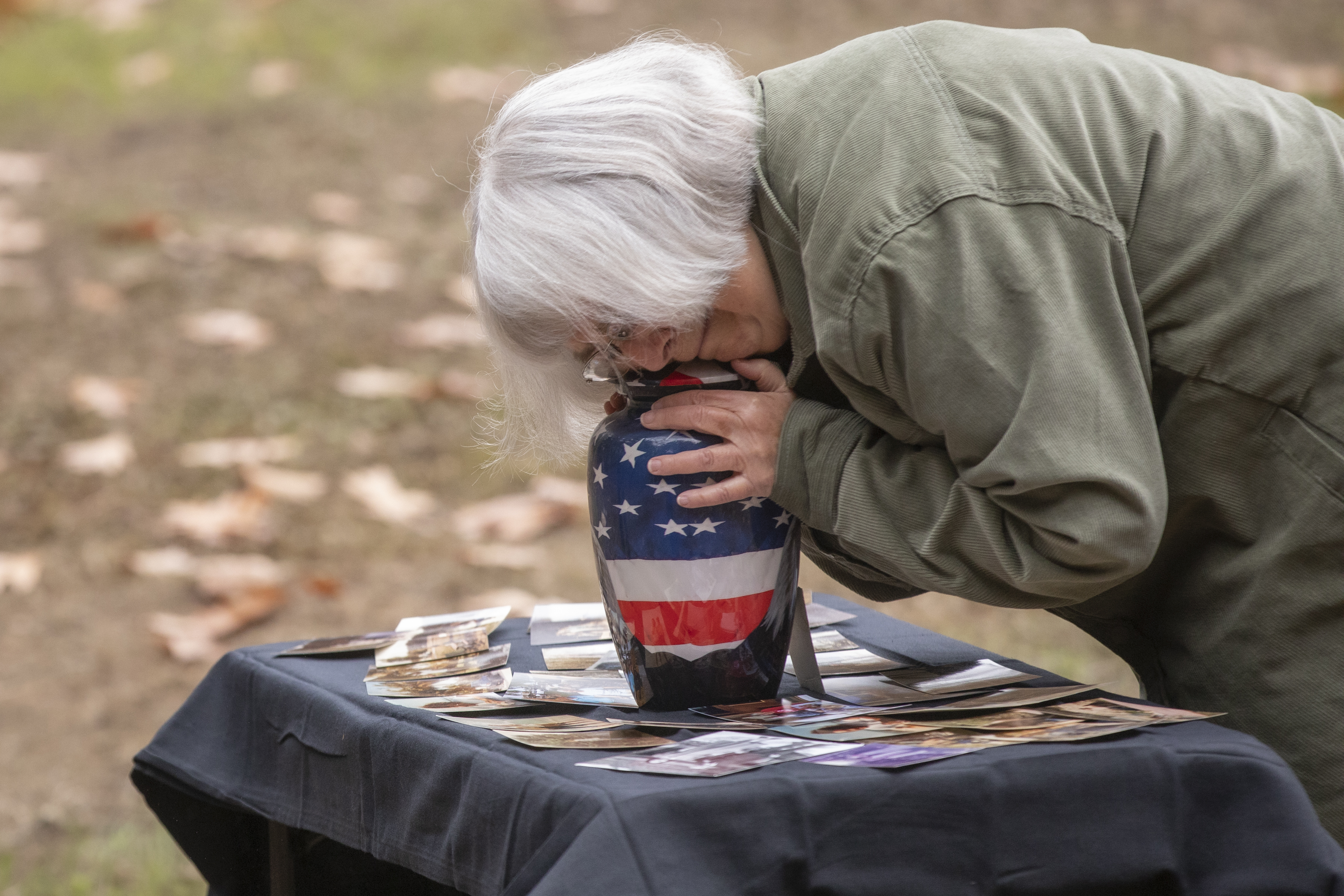 Decorated soldier’s final salute held in quiet Mason Township cemetery