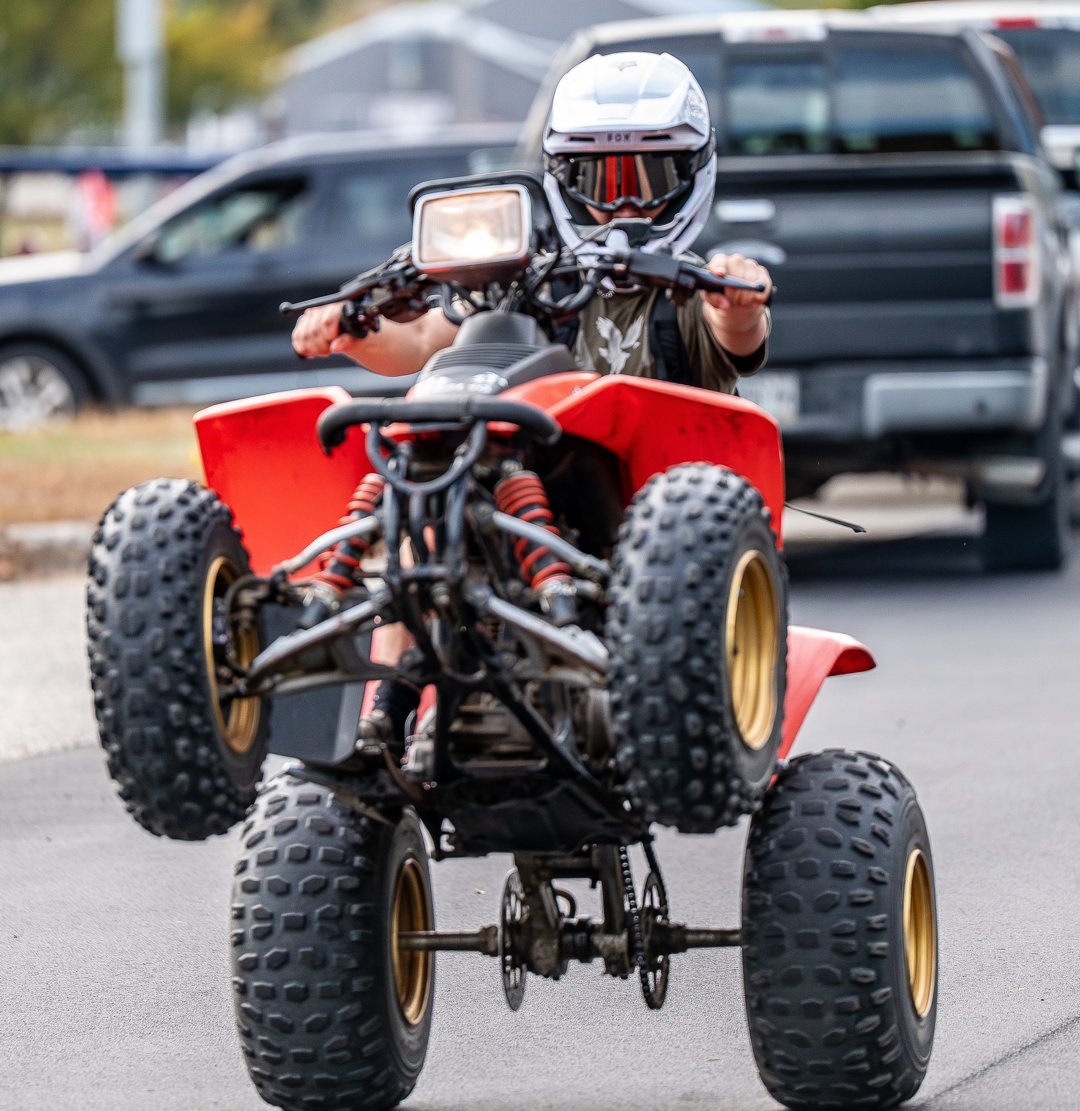 Wheelie good time in Dixfield