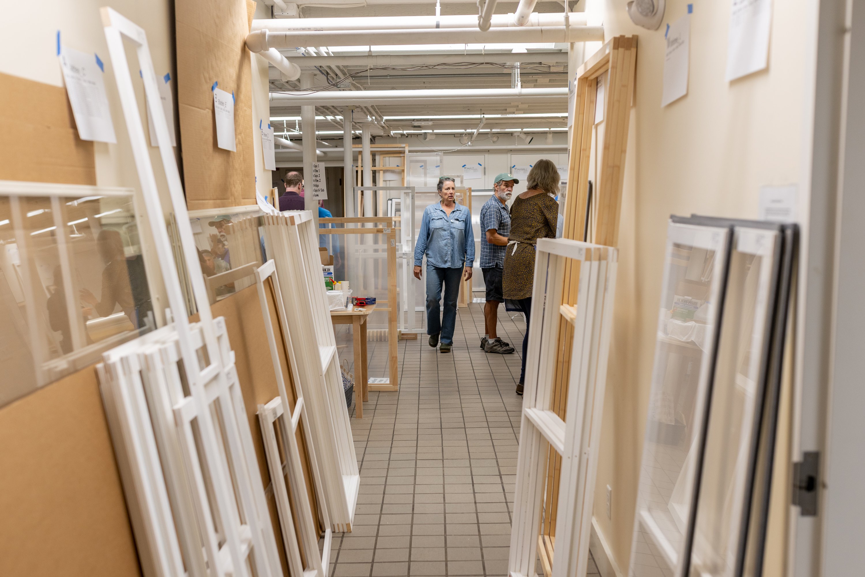 Mainers are building energy-saving window inserts for one another