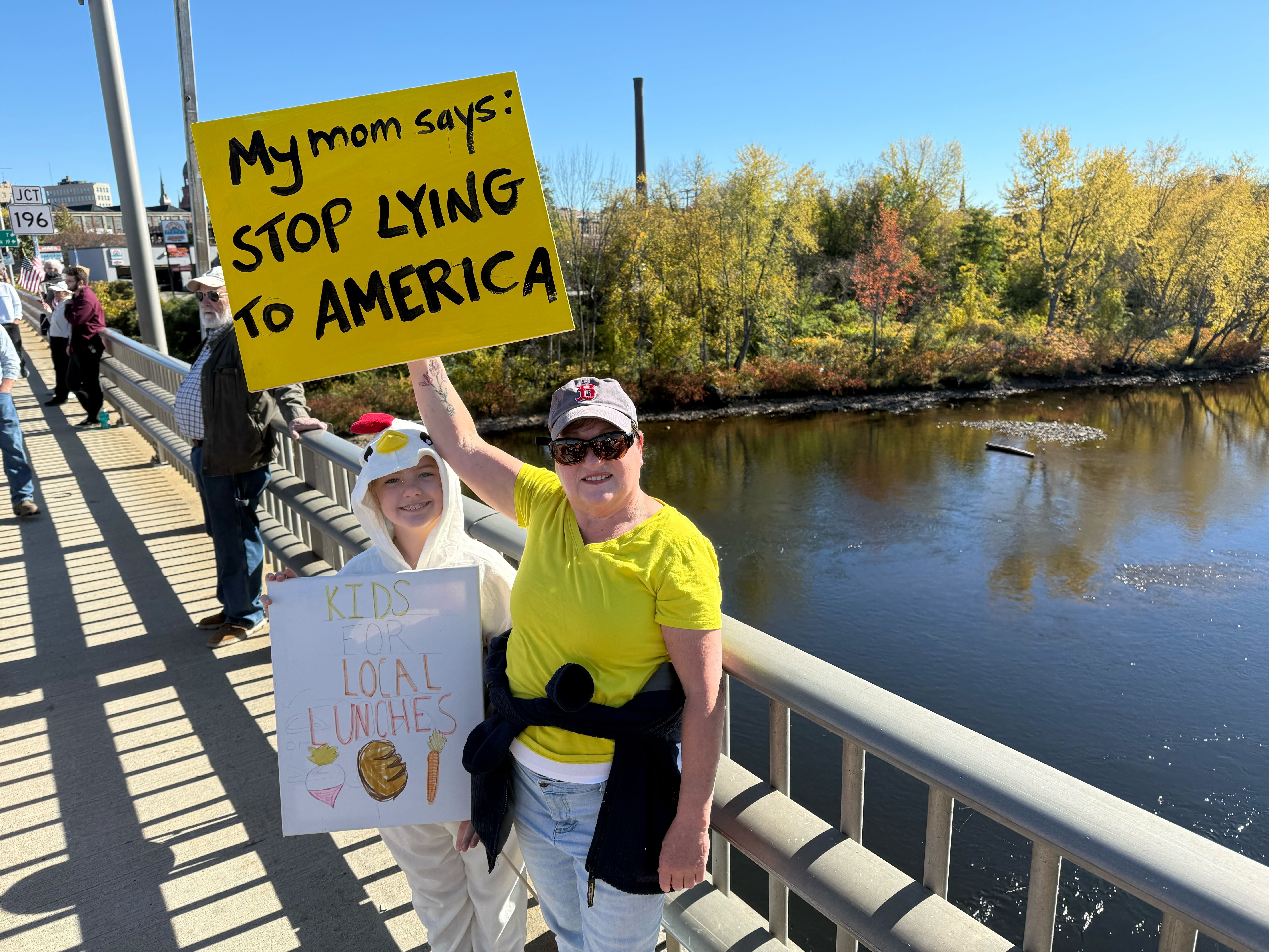 Live updates: Mainers gather across the state for latest No Kings protests