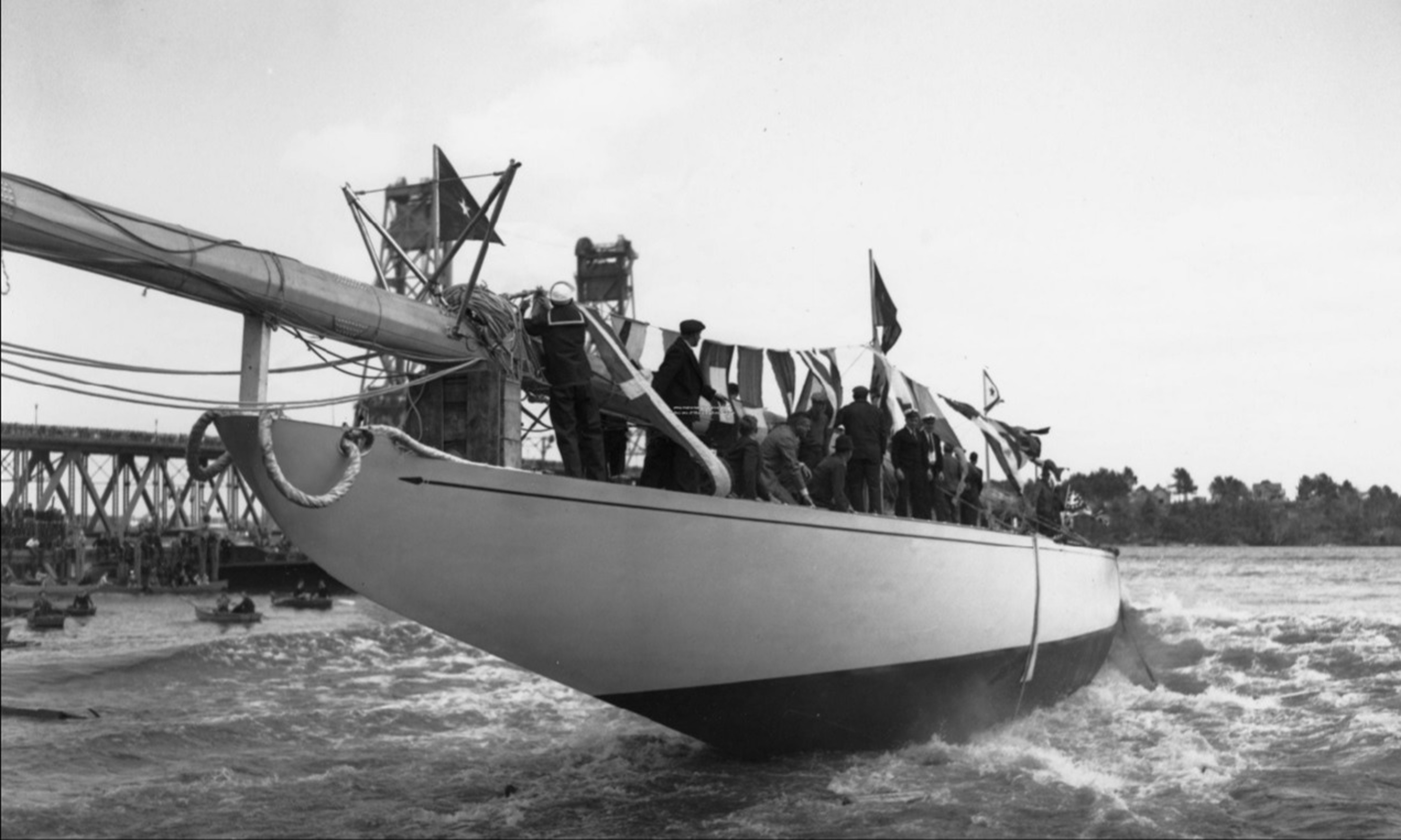 When the Bath-built Ranger defended America’s Cup