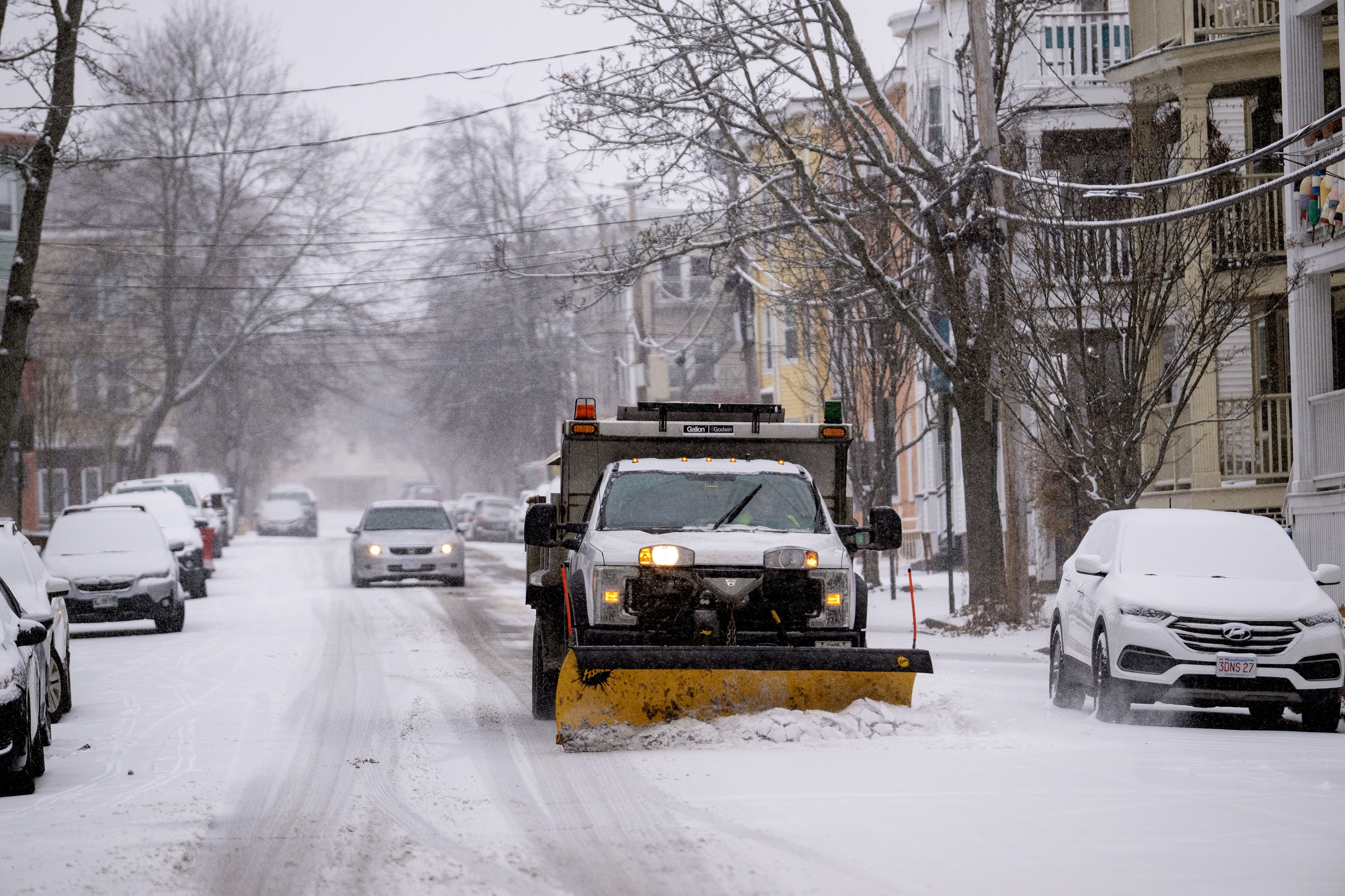See Portlanders make their way through Tuesday’s storm