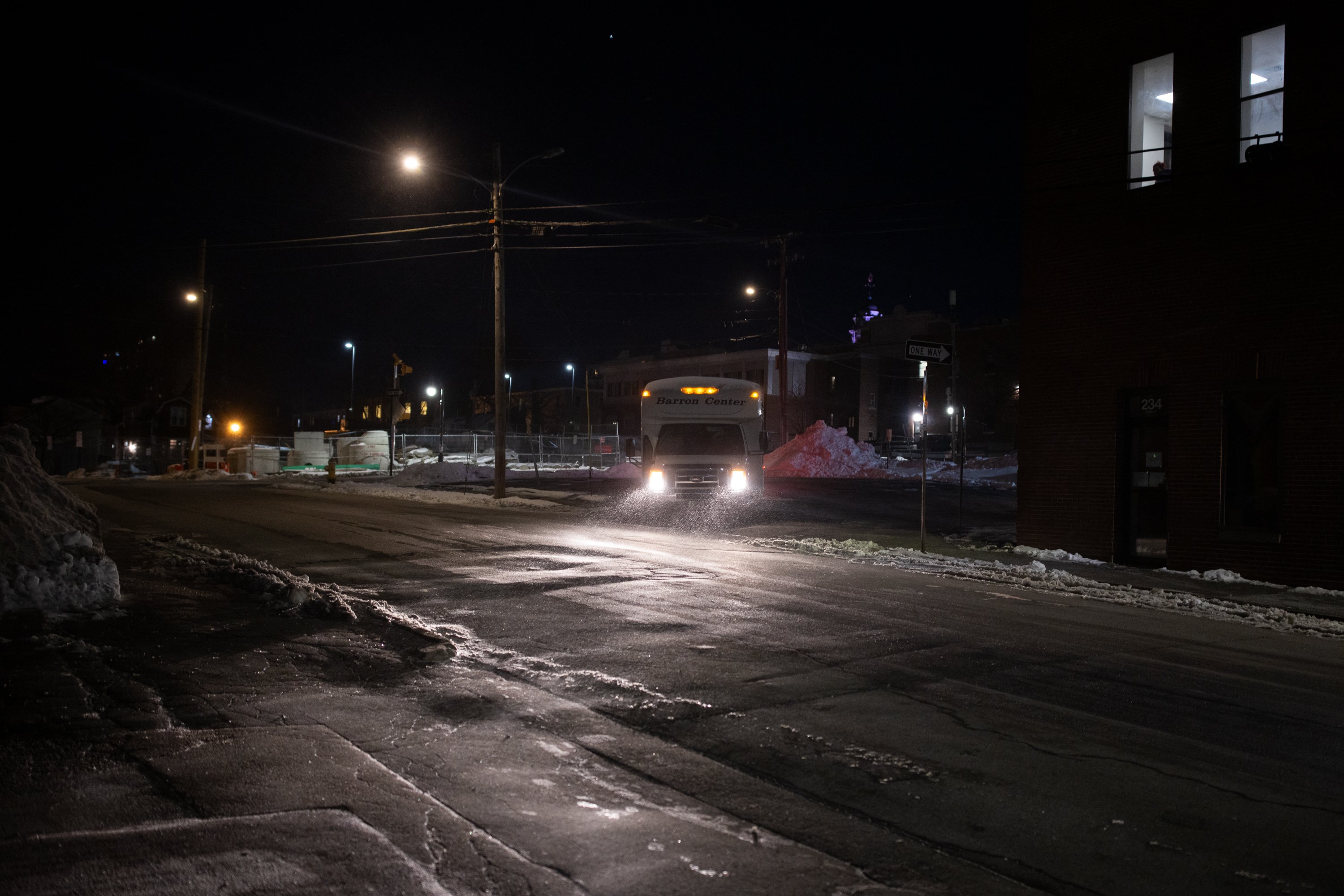 Dozens seek safety at Portland’s new warming shelter as temperatures plunge