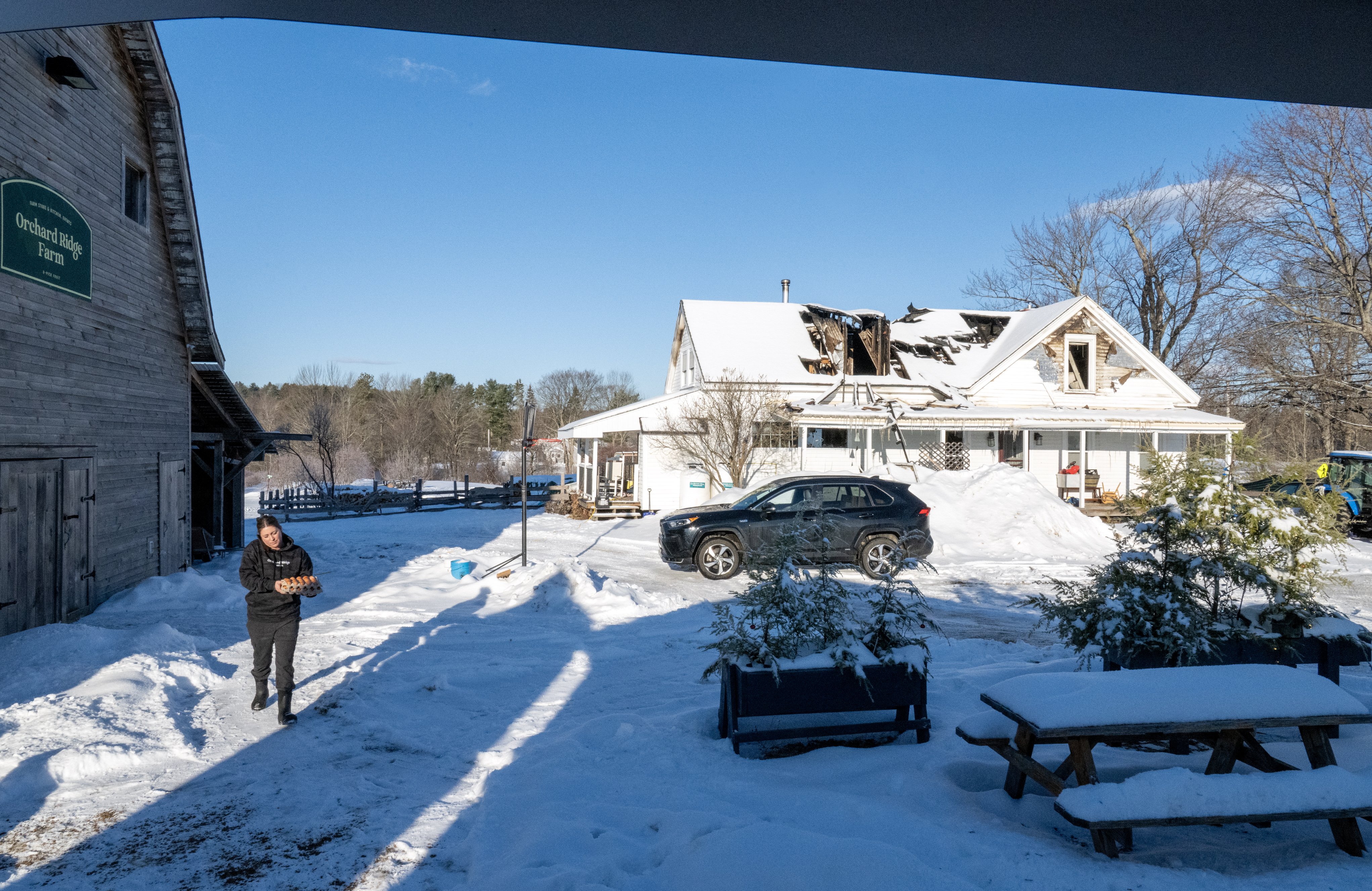 Family reopens Gorham market after losing home to fire
