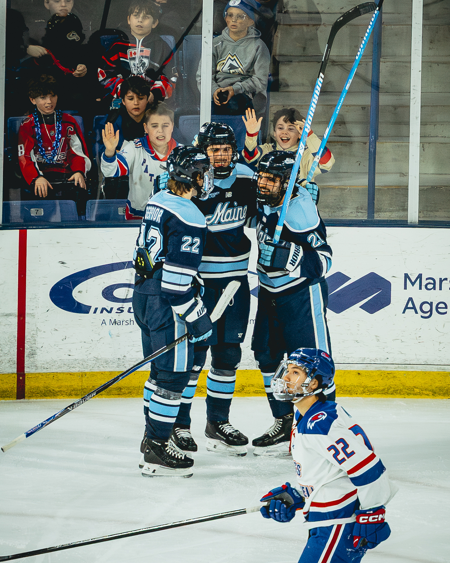 Falmouth’s Brock James looks to stick in UMaine men’s hockey lineup