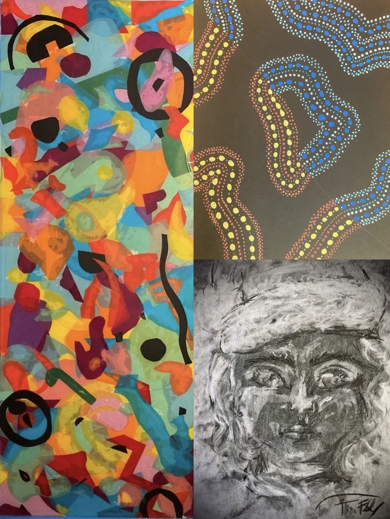 Students from Damariscotta Montessori School show their work at River Arts