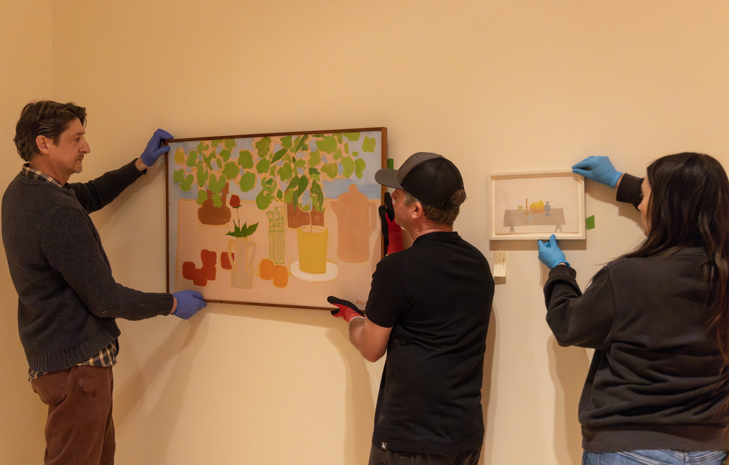 What does it takes to install an art exhibition at Colby’s art museum?