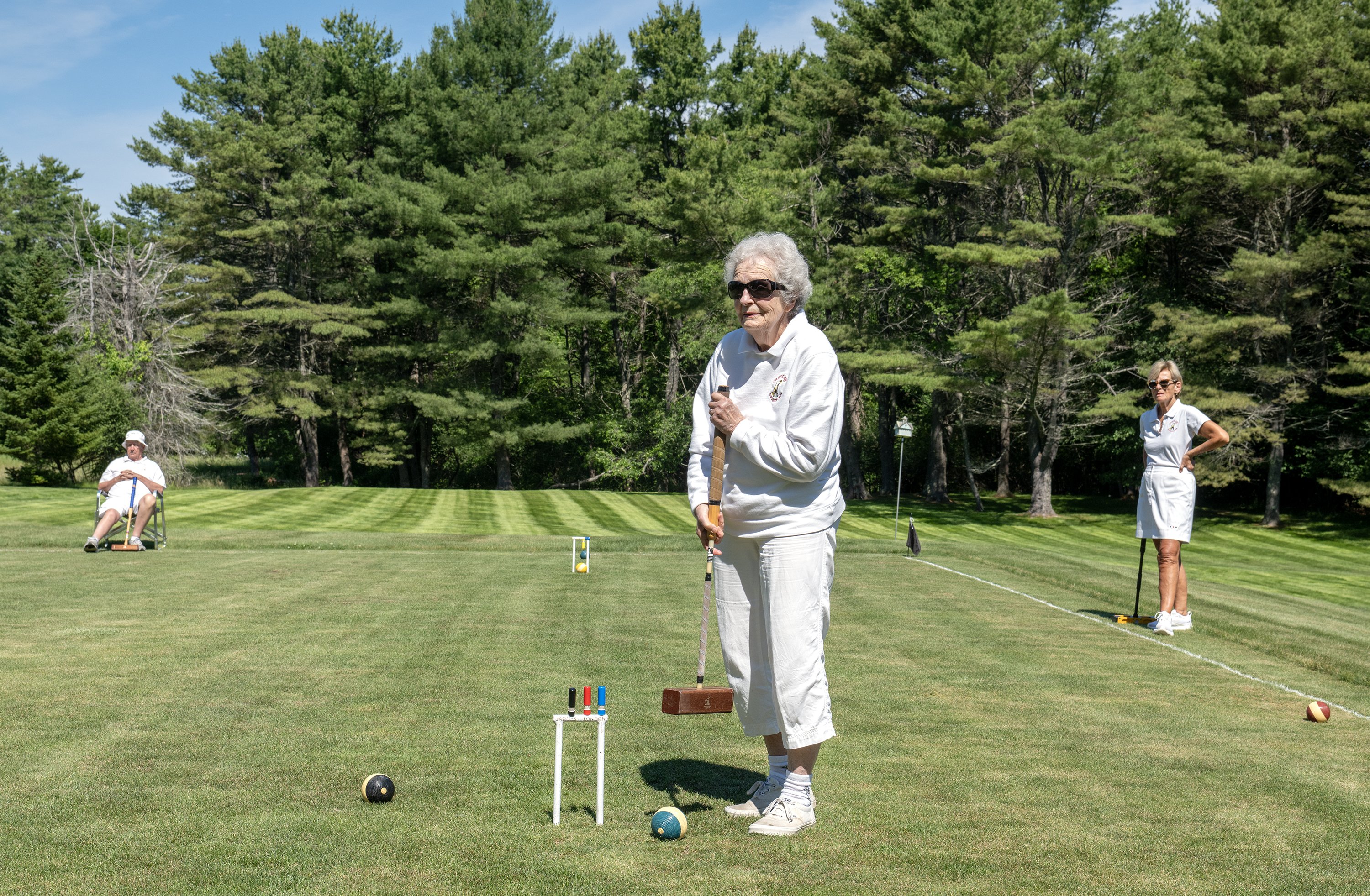 In Yarmouth, these seniors keep croquet rolling