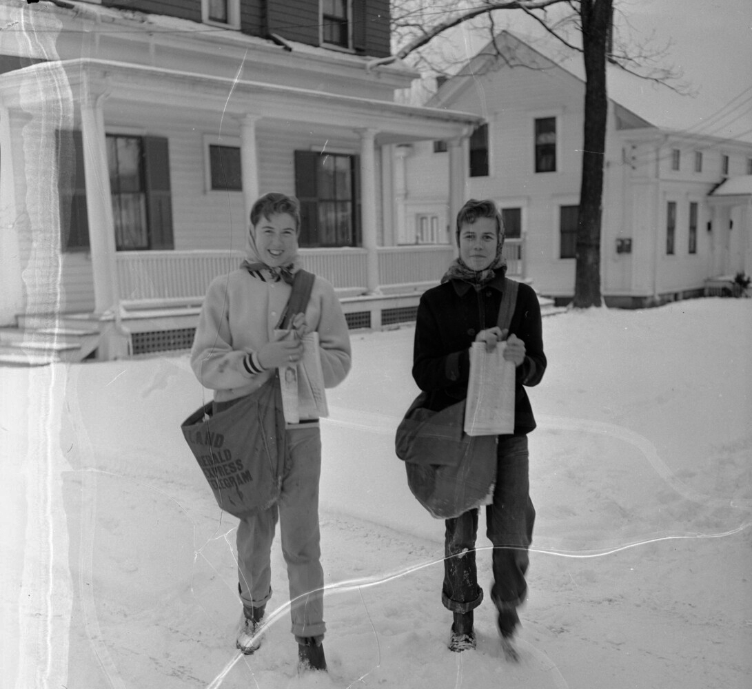 Throwback photos: Portland Press Herald delivery in the 1940s, ’50s and ...